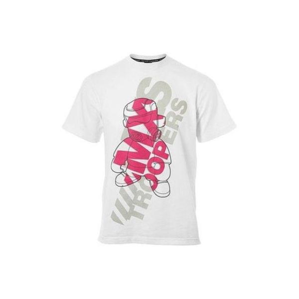 ●メーカー名：KN企画 / kn926(ケイエヌキカク)●商品名：MXS WEAR T-SHIRT 「MXS TROOPERS BASIC」 WHITE/MAGENTA（Mサイズ）メーカー品番：10FT05001MJANコード：458063...