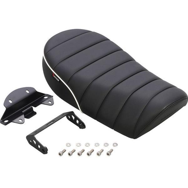 ●メーカー名：キタコ / KITACO●商品名：カスタムシート タイプ2（ブラック/ホワイトパイピング）メーカー品番：610-1300280JANコード：4990852114801MONKEY125 モンキー125スタンダードスタイルのタッ...