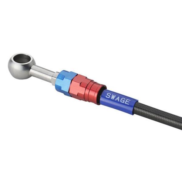 ●メーカー名：スウェッジラインプロ / SWAGE-LINE PRO●商品名：リアホースキット（レッド＆ブルー）●ホースカラー ブラックメーカー品番：SAPB0602RJANコード：4550646452856Z900RSカラーフィッティング...