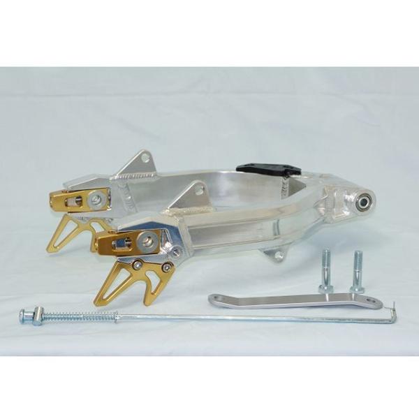 ●メーカー名：ケップスピード / KEPSPEED●商品名：ダックス・シャリー用アルミスイングアームtypeGF＋2cm●仕様：アスクルシャフト付 サイズ：L=240mmメーカー品番：dax-00017DAX ダックスGFダックスに待望のタ...