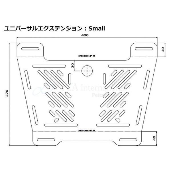 ●メーカー名：ヘプコ＆ベッカー / HEPCO＆BECKER(ヘプコアンドベッカー)●商品名：Speedrack用拡張プレート（UniversalExtension） スモール●カラー シルバーメーカー品番：610-052-0009JANコ...