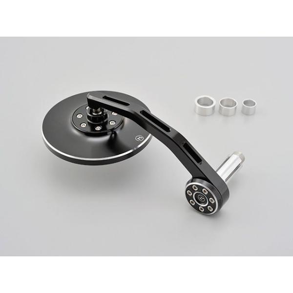 ●メーカー名：ハイサイダー / HIGHSIDER●商品名：バーエンドミラー コネロ 汎用アダプター付属（ブラック）メーカー品番：96692JANコード：4909449511985汎用 材質アルミ削り出し特徴■鏡面はクリアミラー ■左右共通...