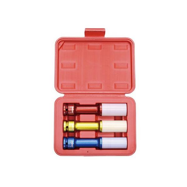 ●メーカー名：シグネット / SIGNET●商品名：23392 1/2DR ホイルナット用インパクトソケットロング3本セットメーカー品番：23392JANコード：4712818973273全長（mm）：150 ホイルナット用インパクトソケッ...