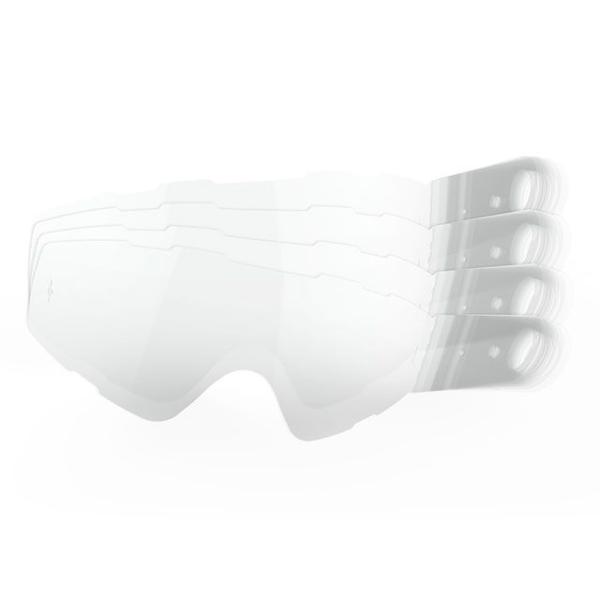 ●メーカー名：イクスブランド / EKS Brand●商品名：GOX ラミネートティアオフ・フィルムクリップ付 、28枚入りメーカー品番：067-40510EKS brand MXゴーグル全モデル用ラミネートティアオフレンズ28枚パック。レ...