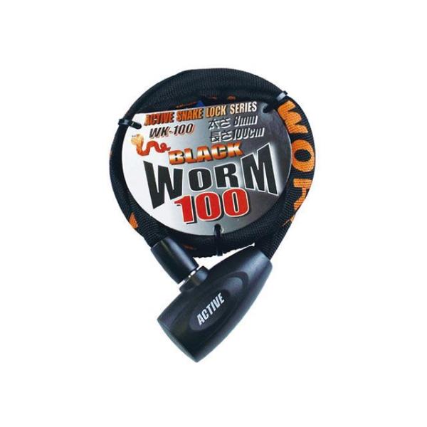 ●メーカー名：スピードピット / SPEEDPIT●商品名：WK-100 WORM LOCK ワームロック 100cm（ブラック）メーカー品番：WK-100JANコード：4984679311222ブラック8mm×100cm※画像はイメージです。