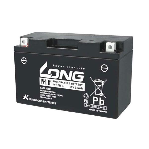●メーカー名：ロング / Long●商品名：バッテリー 12V/6.5Ah 液注入済 互換 YT7B-BS/GT7B-4/FT7B-4メーカー品番：WP7B-4JANコード：4711946672188汎用 YT7B-BS、GT7B-4、FT...