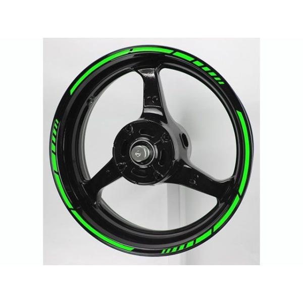 ●メーカー名：アクセル / AxxL●商品名：リムステッカー STD4●カラー：ライムグリーンメーカー品番：STD4-ライムグリーンサイドリム：幅10mmサイドリムステッカーが1台分の12セット付属しております。（片側ホイール3セット使用）...