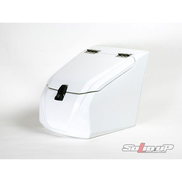 ●メーカー名：ソリッドアップ / SOLID UP●商品名：ジャイロX用 フロントボックス（白ゲル）メーカー品番：GXO-03WGYRO X ジャイロX付属品開口部カバー 開口部パッキン ステンレス蝶番セット 鍵付ソフトファスナーセット 取...