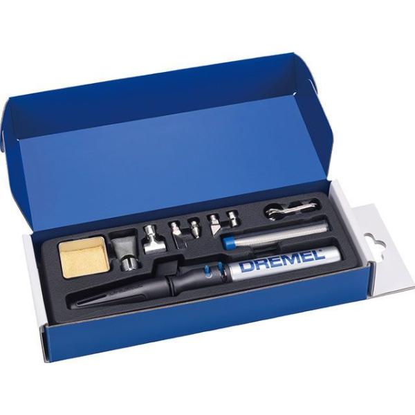 ●メーカー名：ドレメル / DREMEL●商品名：2000 VERSATIPメーカー品番：2000JANコード：8710364045266収納ケース（金属製）、6種類アクセサリー（はんだ付け先端工具、デフレクター、切断ナイフ、熱風用先端工具...