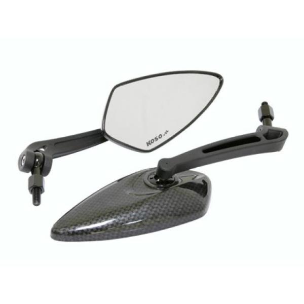 ●メーカー名：コーソー / KOSO●商品名：バックミラー ブレイドミラー ネジ径 8/10mm（クリアーレンズ）メーカー品番：NXC125-BA07JANコード：4580630263090汎用 クリアーレンズA=65mm B=150mm ...