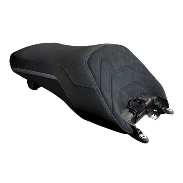 ●メーカー名：ルイモト / LUI MOTO●商品名：リア シートカバー Technikメーカー品番：LM-8101203JANコード：4589678389083K1600GTスウェード/CFブラック/ディープレッド/TEC-GRIPTec...