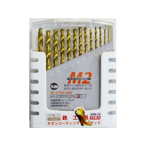 ●メーカー名：三共コーポレーション / sankyo Corporation(サンキョウコーポレーション)●商品名：H＆H チタンドリルセットメーカー品番：HTD-13JANコード：4954458300457■セット内容：1.5/2.0/2...