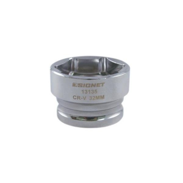 ●メーカー名：シグネット / SIGNET●商品名：13135 1/2DR 32mm ショートソケット（6角）メーカー品番：13135JANコード：4712818939606クロムバナジウム鋼差込角（DR）：1/2ソケット全長（mm）：28...