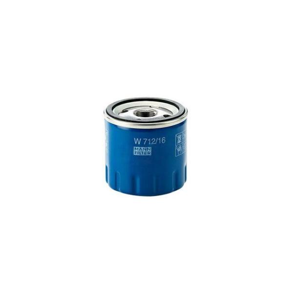 ●メーカー名：マンフィルター / MANN-FILTER●商品名：W712/16 オイルエレメントメーカー品番：W712/16JANコード：4011558726201A：76mm、B：62mm、C：71mm、G：M20×1.5mm、H：74...