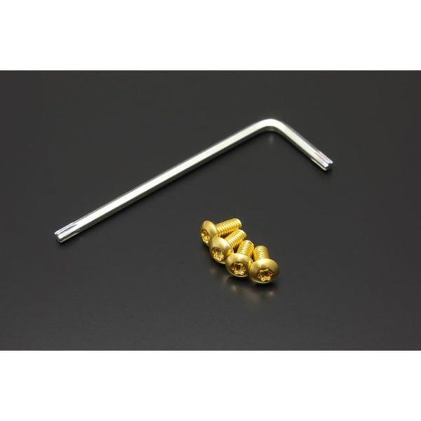 ●メーカー名：GILD design（mobile item） / GILD design(ギルドデザイン)●商品名：GI-305G カラーボルトセット トルクス穴タイプ（ゴールド）メーカー品番：40396JANコード：4522285403...