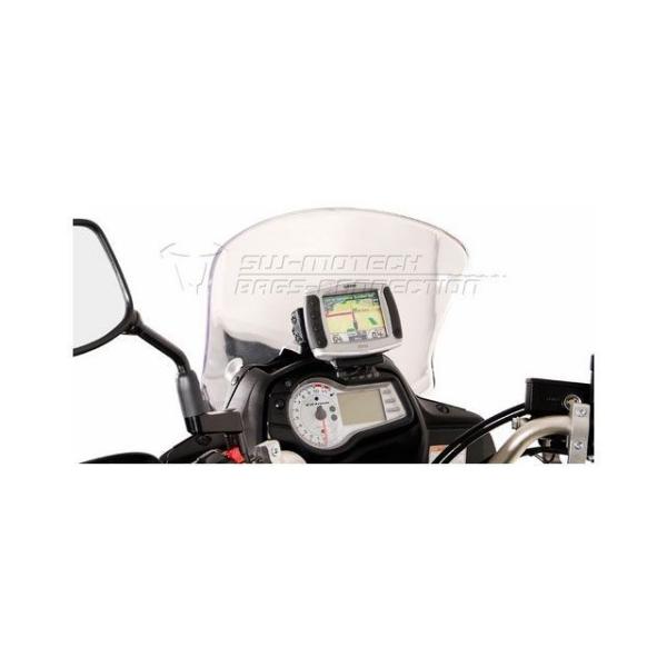 ●メーカー名：SWモテック / SW-MOTECH(エスダブリューモテック)●商品名：QUICK-LOCK（クイックロック）GPSマウント -ブラック-メーカー品番：sw_GPS_05_646_10200BV-Strom 650XT Vスト...