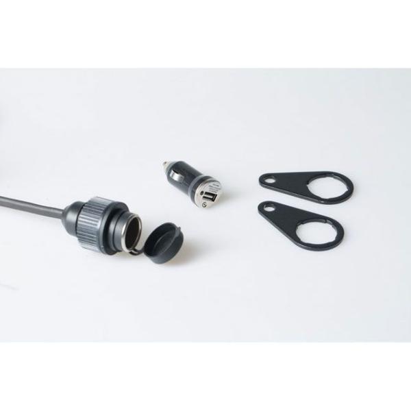 ●メーカー名：SWモテック / SW-MOTECH(エスダブリューモテック)●商品名：ユニバーサル Electric Kit. Cigar lighter socket. USB power port. マウンティングキットメーカー品番：s...