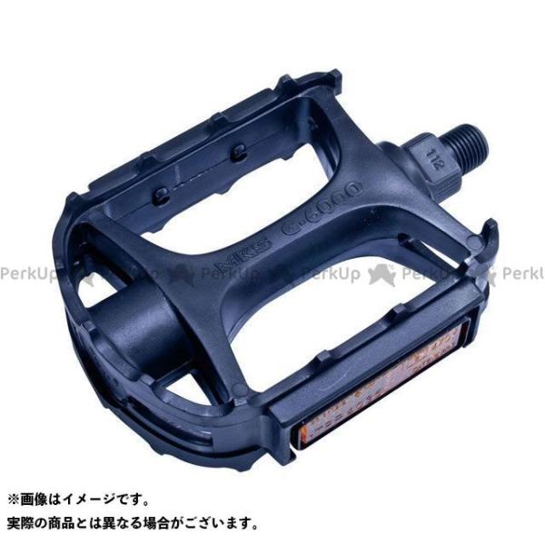 ●メーカー名：三ヶ島（自転車） / MKS(ミカシマ)●商品名：ペダル（G-6000）左右ペア 1/2細芯（ブラック）JANコード：4560369002016ブラック原産国：日本材質：PP樹脂、スチール製品サイズ：踏面 94x75mm、重量...