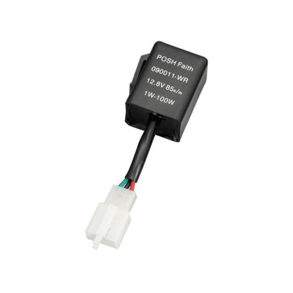 ●メーカー名：ポッシュフェイス / POSH Faith●商品名：ワイドワットウインカーリレー（電球＆LED対応） 3線式メーカー品番：・090011-WRJANコード：4945716901295BROS PRODUCT ONE ブロスプロ...