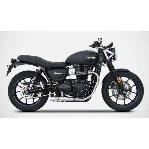 ●メーカー名：ザード / ZARD●商品名：N.2 ステンレススチール EURO 4 HOMOLOGATED スリップオン for TRIUMPH STREET TWIN （2016-2019） ｜ ZTPH058SSOメーカー品番：zar...