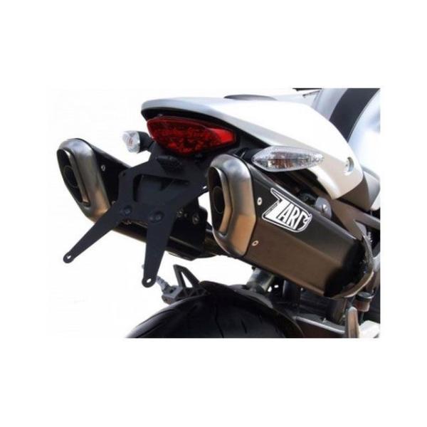 ●メーカー名：ザード / ZARD●商品名：N.2 BLACK ステンレススチール -ALU レーシング スリップオン for DUCATI MONSTER 696/796/1100 ｜ ZD115APRメーカー品番：zar_ZD115AP...
