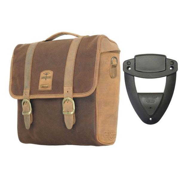 ●メーカー名：ロングライド / LONGRIDE●商品名：ヘリテージ サドルバッグ CLICK-ON フラップトップ 12L（ブラウン）メーカー品番：HQR131WBROJANコード：5415177038896ブラウンアウター：ワックスコッ...