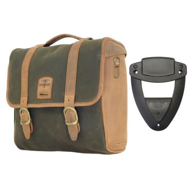 ●メーカー名：ロングライド / LONGRIDE●商品名：ヘリテージ サドルバッグ CLICK-ON フラップトップ 12L（カーキ）メーカー品番：HQR131WKHAJANコード：5415177038919カーキアウター：ワックスコットン...