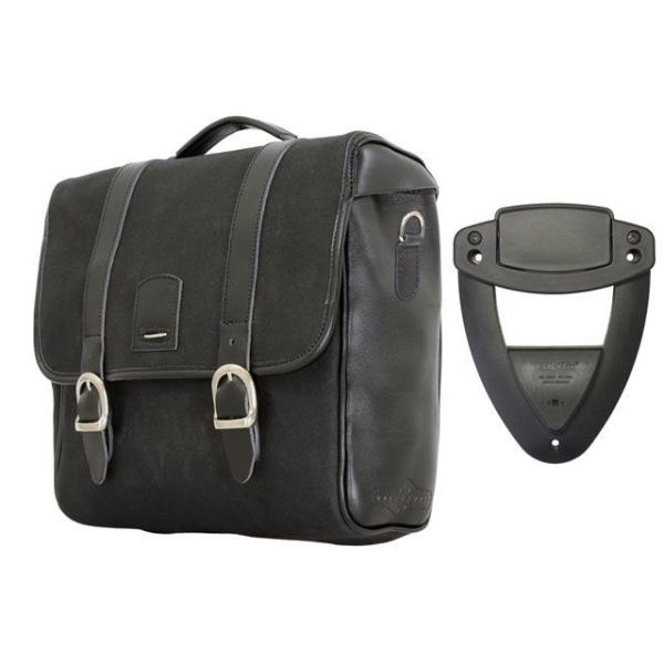 ●メーカー名：ロングライド / LONGRIDE●商品名：ヘリテージ サドルバッグ CLICK-ON フラップトップ 12L（ブラック）メーカー品番：HQR131WBLAJANコード：5415177039015ブラックアウター：ワックスコッ...