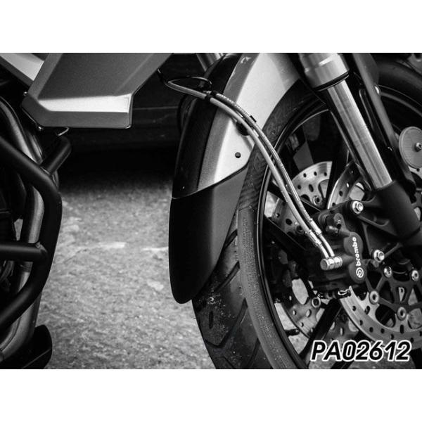 ●メーカー名：パイツマイヤー / Peitzmeier●商品名：Extender Fender/エクステンダーフェンダー Triumphメーカー品番：PA02612Tiger 800 タイガー800車種別専用設計で、外観を損なうことなく、そ...
