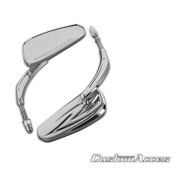●メーカー名：カスタムアクセス / CustomAcces●商品名：Back Mirrors Set Model Star Inox ｜ JR0015Jメーカー品番：cma_JR0015JCVO FLSTNSE Softail Deluxe...