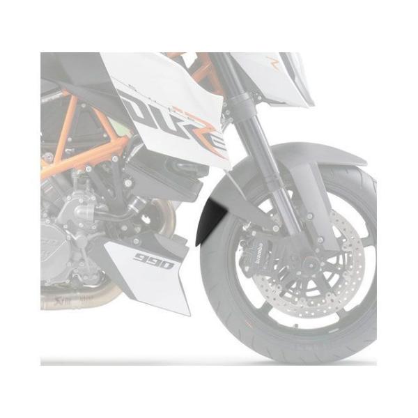 ●メーカー名：ピラミッドプラスチック / PYRAMID PLASTICS(ピラミッド プラスチック)●商品名：KTM 990 Superduke R Extenda Fenda Matte Black 2005＞2013 ｜ 059300...