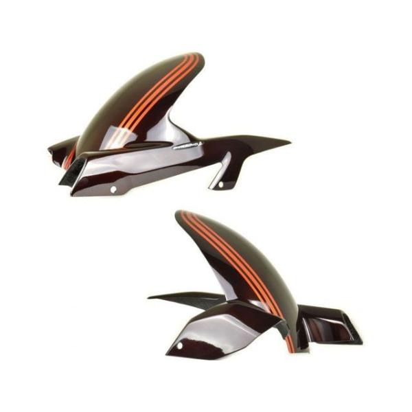 ●メーカー名：ピラミッドプラスチック / PYRAMID PLASTICS(ピラミッド プラスチック)●商品名：Kawasaki Z 900 RS Hugger Metallic Brown/Metallic Orange （Candyto...