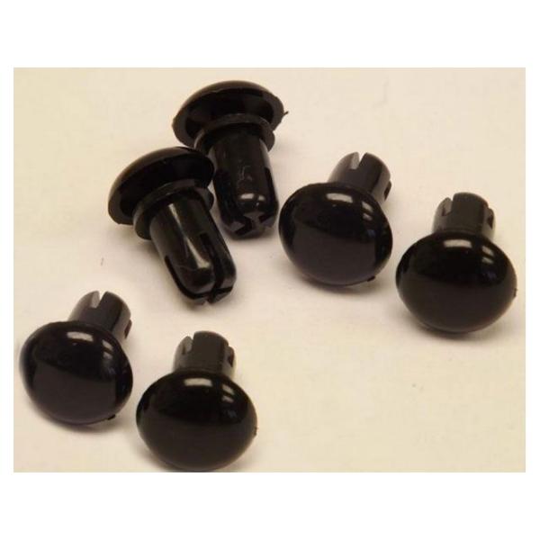●メーカー名：ピラミッドプラスチック / PYRAMID PLASTICS(ピラミッド プラスチック)●商品名：Push Rivets Black Plastic ｜ 08006メーカー品番：pyr_08006汎用 品番：08006Desc...