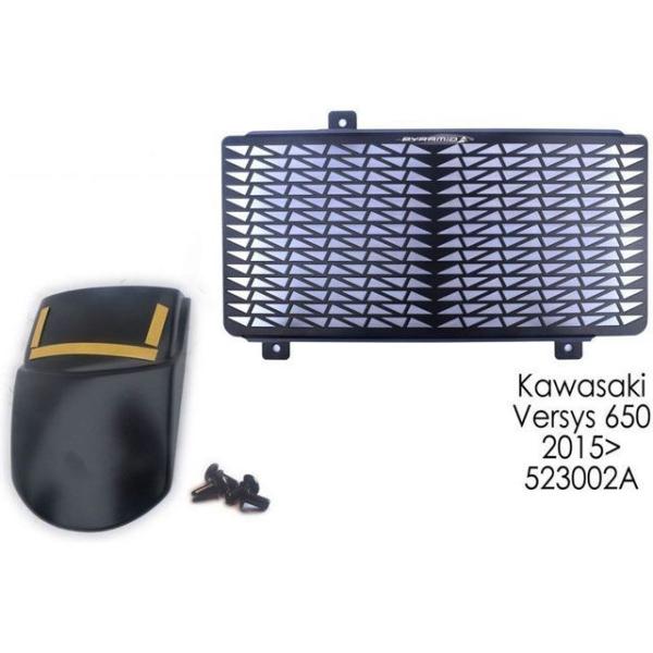 ●メーカー名：ピラミッドプラスチック / PYRAMID PLASTICS(ピラミッド プラスチック)●商品名：Kawasaki Versys 650 Radiator Guard Matte Black 2015＞ ｜ 523002Aメー...