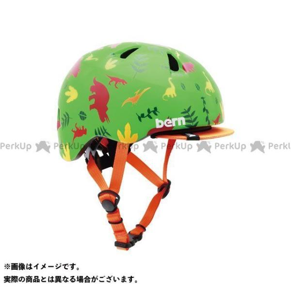 ●メーカー名：バーン（自転車） / bern(バーン)●商品名：自転車 幼児用ヘルメット bern（バーン） ［TIGRE］ ティグレ 1歳〜2歳児対象（Satin Green Dino）●サイズ：XXSメーカー品番：BE-BB00Z18S...
