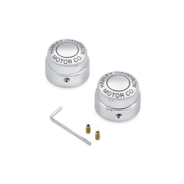 ●メーカー名：ハーレーダビッドソン / HARLEY-DAVIDSON●商品名：Harley-Davidson Motor Co. Front Axle Nut Coversメーカー品番：43063-04その他のダイナクローム2004-20...