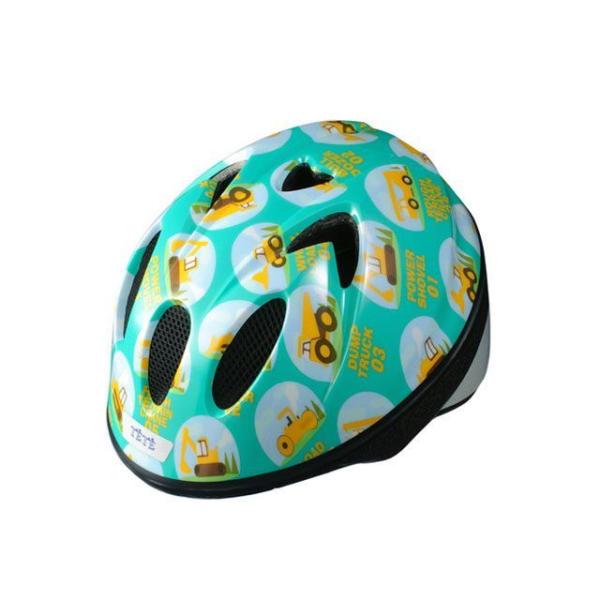 ●メーカー名：徳島双輪（自転車） / TETE(テテ)●商品名：スプラッシュハート S はたらく車 BLメーカー品番：N-136JANコード：4582261883159ブルーグリーンS（52〜56cm）ポリカーボネート（シェル）、発泡ポリス...