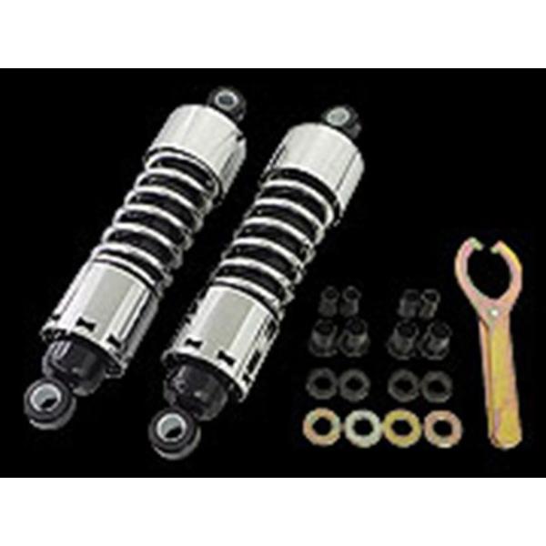 ●メーカー名：ネオファクトリー / Neofactory(ネオファク)●商品名：11.5in ショートショック クローム 04y- XL用メーカー品番：・025757スポーツスターファミリー汎用 クロームスチール芯間：11.5インチ（約29...