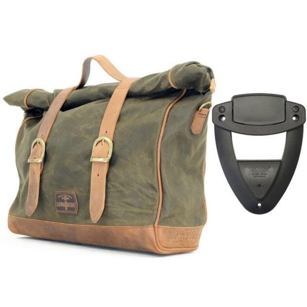 ●メーカー名：ロングライド / LONGRIDE●商品名：ヘリテージ サドルバッグ CLICK-ON ロールトップ 18L ローポジション（カーキ）メーカー品番：HQR137WKHA-LWJANコード：4573356853065カーキアウタ...