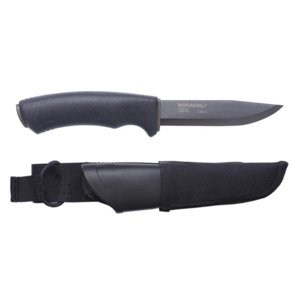 切れ味のよさと研ぎやすさを持ち合わせた刃厚3.2mmのカーボンスチール製のブレードはブッシュクラフトシリーズの中でも人気の高いモデルです。DLCコーティングによりブレードは錆や傷がつきにくく、刃の背は直角にグラインドされているため、緊急時に...