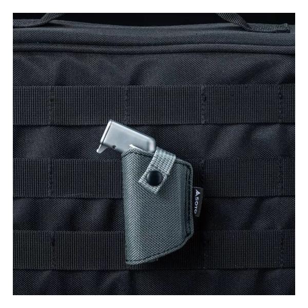 マイクロトーチをしっかりとホールドし、ギアバッグやストラップなど、モールシステムのウェビングへ取り付けることができるホルスターです。小さくて紛失しがちなマイクロトーチに定位置を与えることで、マイクロトーチを安全・便利に携行することができます...