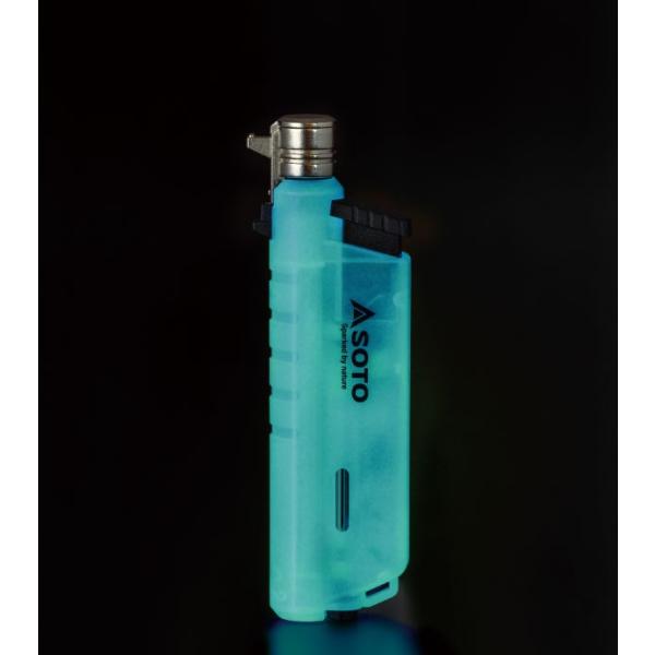 【発売日：2026年03月06日】昨年ご好評をいただいたスライドガストーチの蓄光モデルが、「ルミナスBLUE」として数量限定で登場します。より洗練された佇まいとなり、視認性と美しさを両立した仕様に進化しています。青の蓄光は、夜のアウトドアシ...