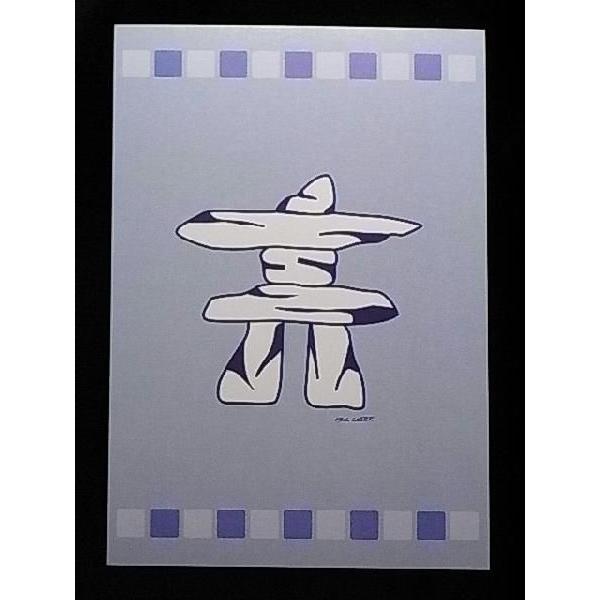 イヌイット族（Inuit族）デザインポストカード