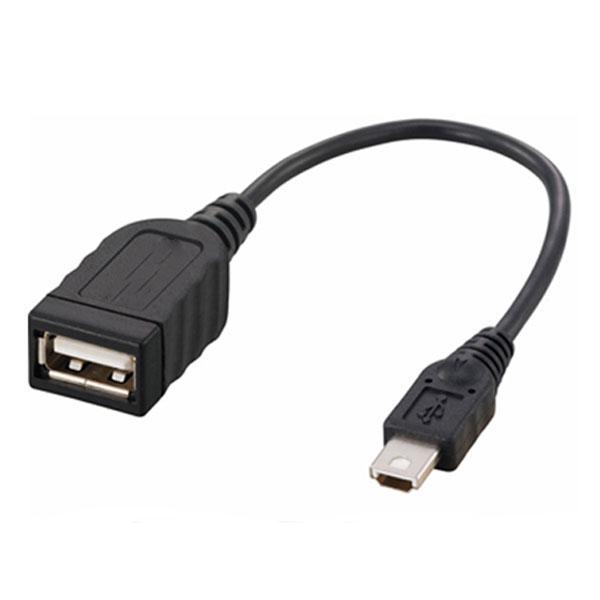 VMC-UAM1互換USB端子変換アダプターケーブル miniUSB-AオスとUSB標準Aメスの変換USBケーブル デジタルビデオカメラ Handycam ハンディカムで撮影した映像を外付けハードディスクに保存も可能 ミニUSB端子 SON...