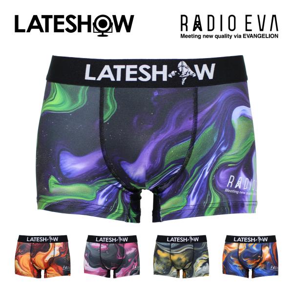 LATESHOWで人気のVortex(渦)柄にエヴァンゲリオンのエッセンスを落とし込んだ今シリーズ。初号機、2号機、零号機、Mark.06、8号機の5つの機体カラーをまとった総柄デザイン。腰ゴムベルトにはLATESHOWと初号機のコラボロゴ...