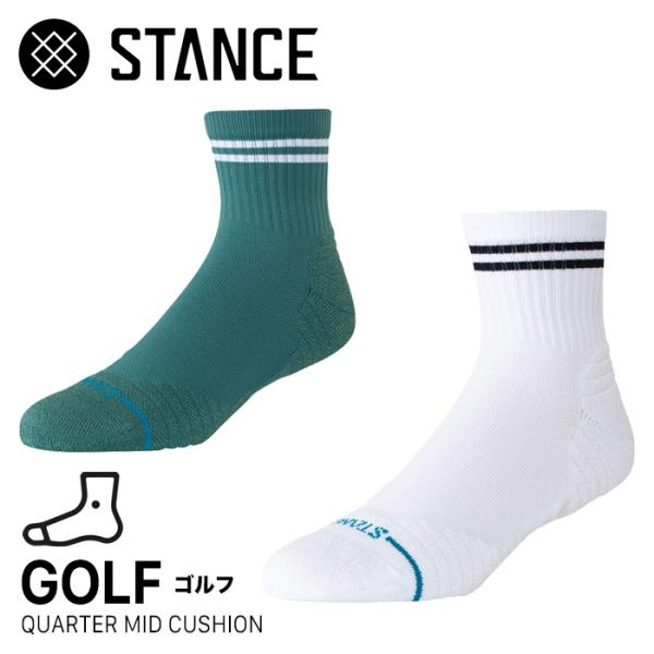 左右非対称設計でズレにくく、ラウンド中も足元がブレにくいSTANCEのゴルフモデル。土踏まずのアーチサポートが踏ん張りを支え、スイングの安定感をサポートします。前足部&amp;かかとのクッションが衝撃を緩和して疲れにくく、甲のメッシュ構造で...