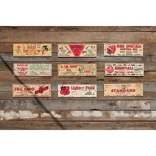 昔のアドバタイジングデザインをモチーフにした人気のウッドサインに待望のミニサイズが仲間入りです。お気に入りの雑貨で飾りつけた背景にポンと立て掛けてもイイし、木箱や無機質な小物のドレスアップパーツとして使うってのにも行けるマルチプレーヤー的な...