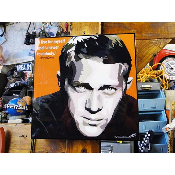 キターー　なかなか出て来ないマックイーン物をゲットしてきました。生き方、遊び方、ファッションセンスまで・・・・アメリカ好きには多大な影響を与え続けてきた憧れの人。今でもその人気は衰え知らずですがことグッズとなるとほとんど見かけることがありま...