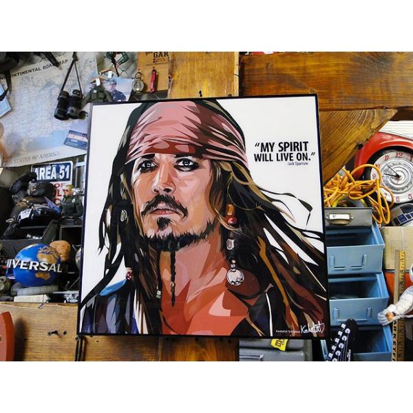 ジョニー・デップ主演による世界的大ヒットシリーズ「パイレーツ・オブ・カリビアン」からキャプテン・ジャック・スパロウがポップアートフレームで登場です。ディズニーの大ヒット作だけあってさすがにそのグッズも数多くリリースされてますが壁を飾るアート...