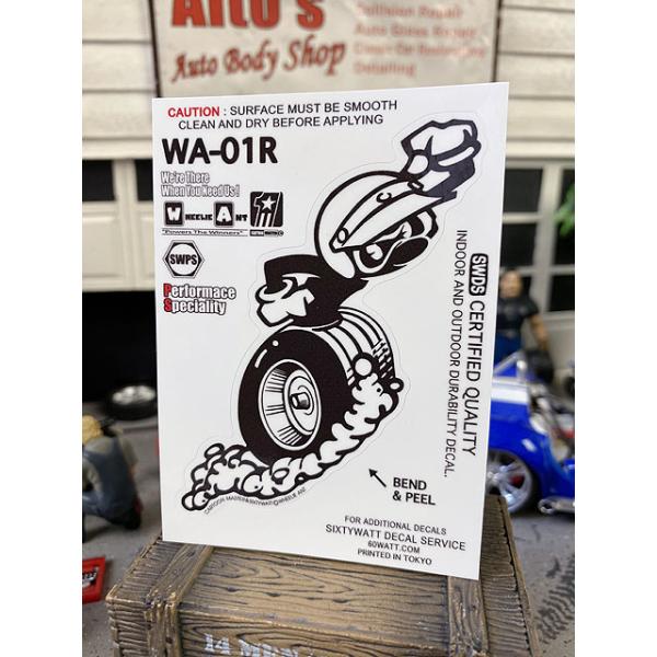 あの所さんの御用達のステッカー会社として知られるシックスティーワットのオリジナルステッカーです。どこぞの会社のオリジナルステッカーなんて、普通はお金を出してまで・・・・って思っちゃうけど、ココのはさすがに別格のセンスでデザインされてるだけに...